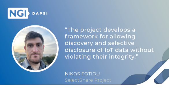 Interview Meet Selectshare Selective Iot Data Sharing Dapsi Data Portability And Services